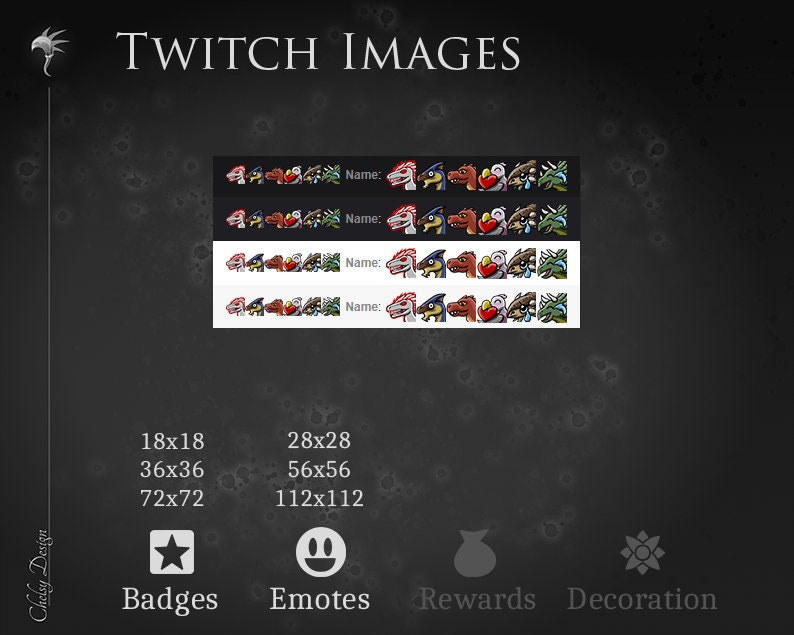 ARK ASA Dino Emotes for Twitch Discord as Badges Emotes Decoration ...