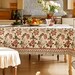 Retro Farmhouse Style Tablecloth Linen French Style Waterproof Fabric ...