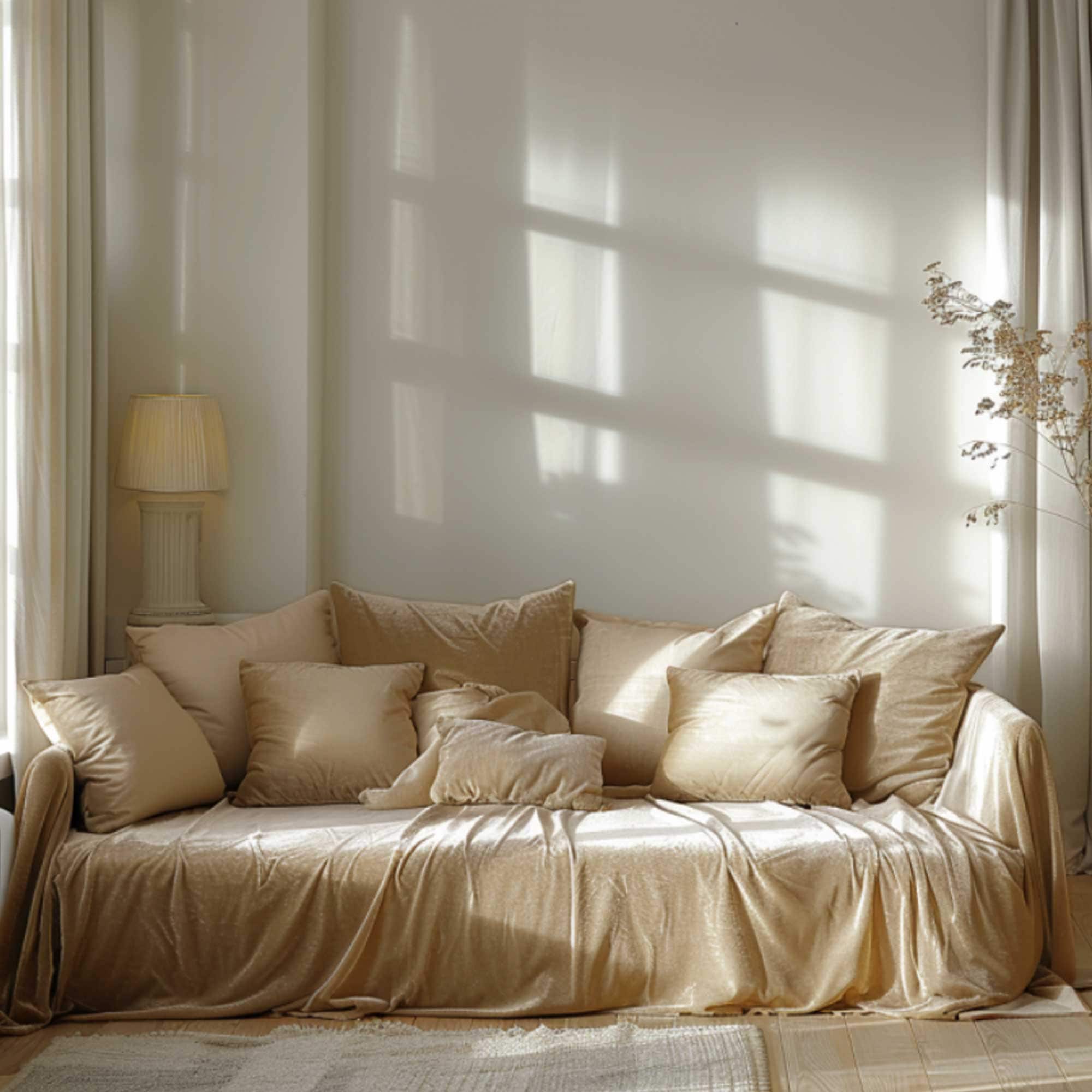 Elegant Velvet Sofa Cover/luxurious Custom Couch Slipcover for Living ...