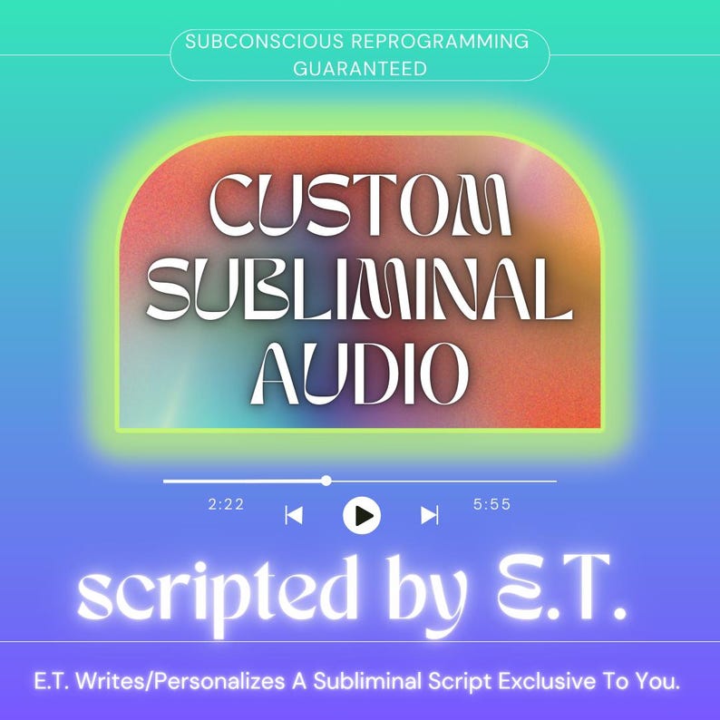 Custom Subliminal Audio | Custom Topic/sound | Subliminal Meditation ...