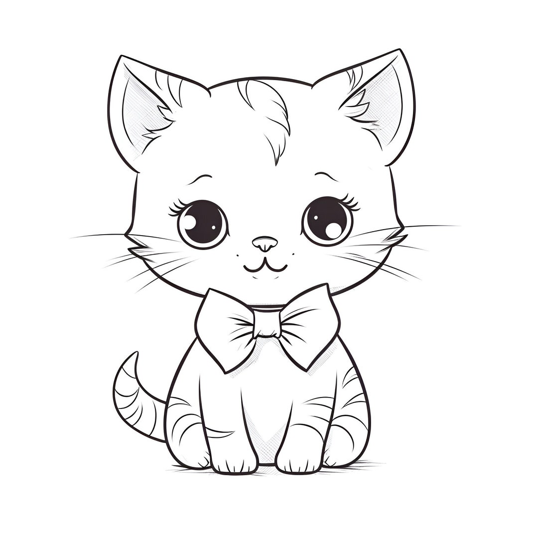 Fancy Friends Coloring Pages - Etsy