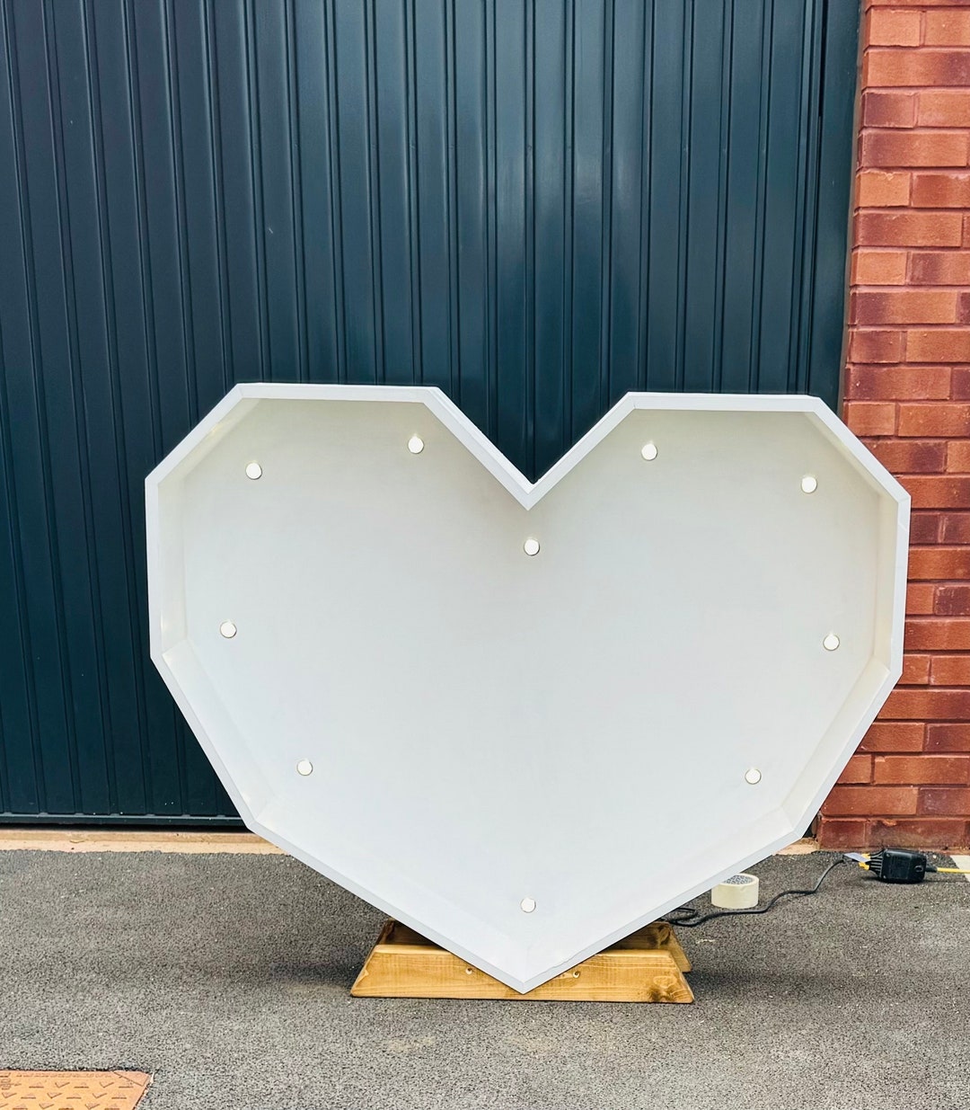 Giant Heart With Lights - Etsy