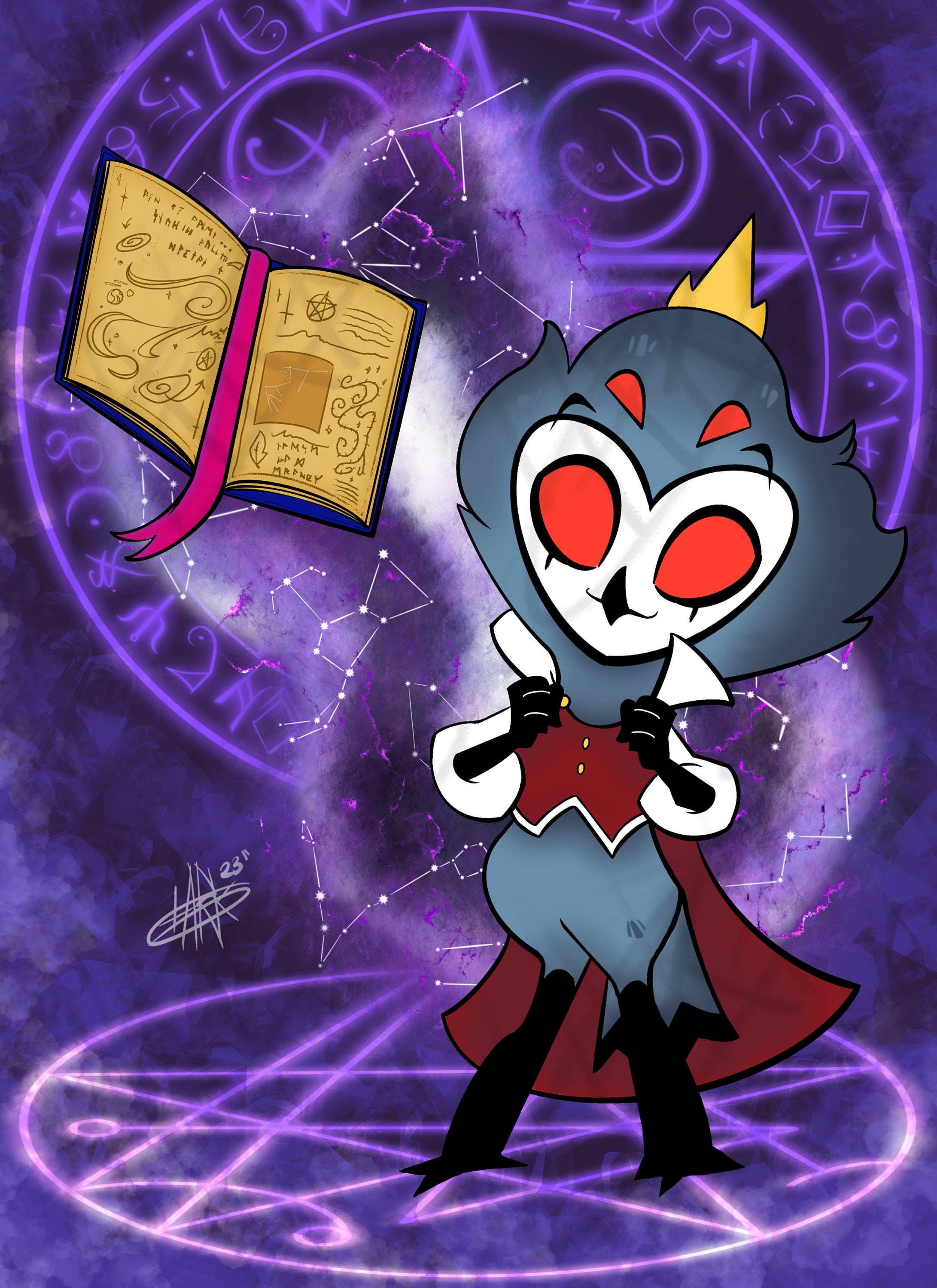 Helluva Boss Young Stolas - Etsy