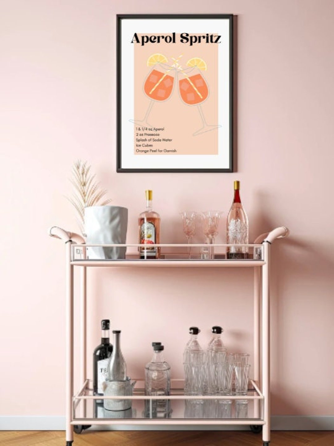Aperol Spritz Poster Spritz Wall Art Cocktail Printable Poster Aperol ...