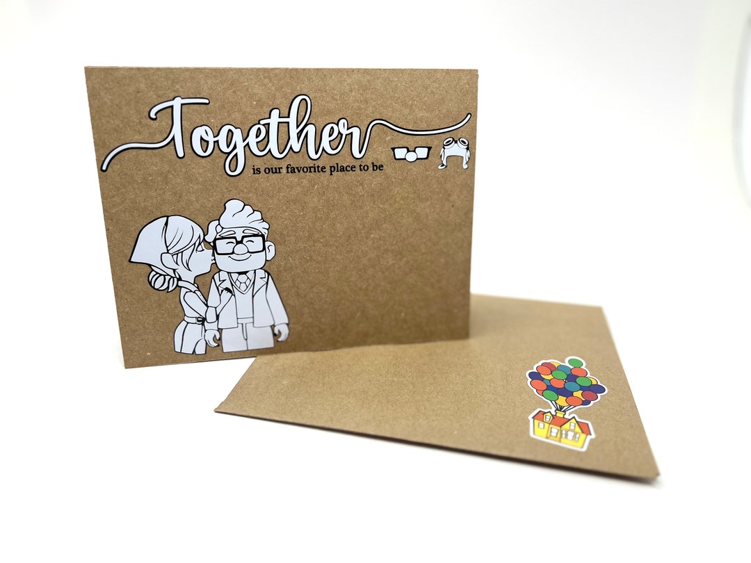 UP Inspired Personalized Anniversary Card Handmade Gift for Her up the ...