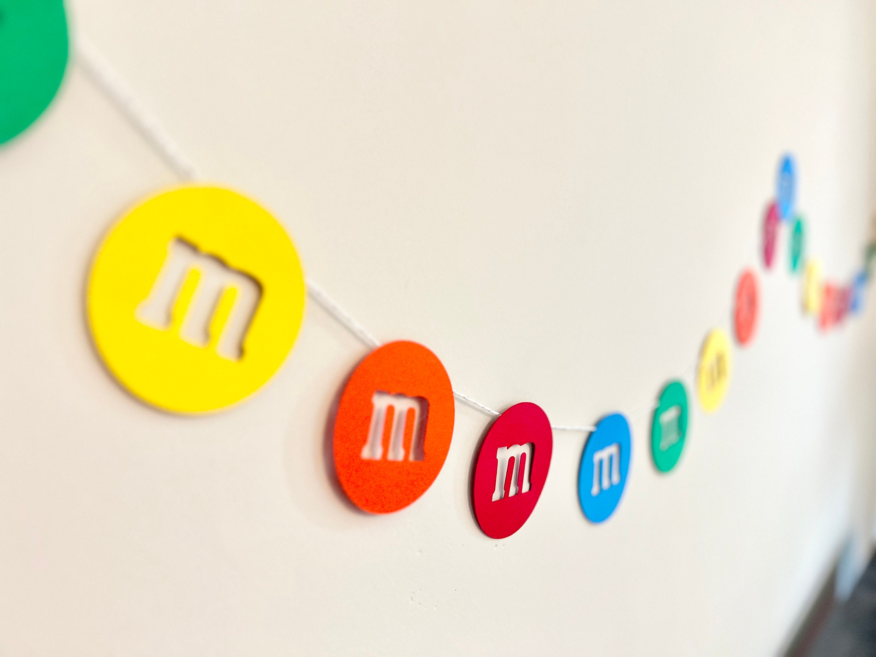 M&m's Birthday Decoration Candy M and Ms Chocolate Candy Theme Party ...