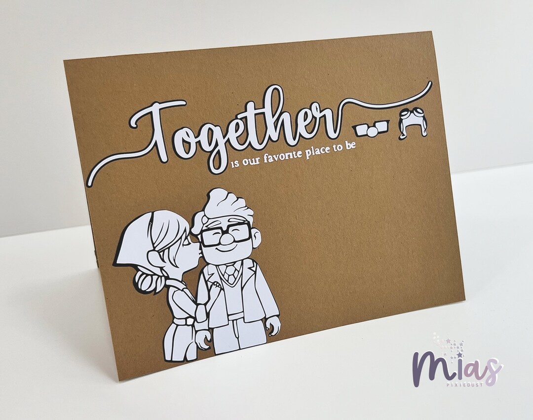 UP Inspired Personalized Anniversary Card - Etsy