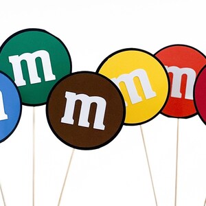 M&ms Party Decorations M and M Birthday Party Candy M Ms Centerpiece ...