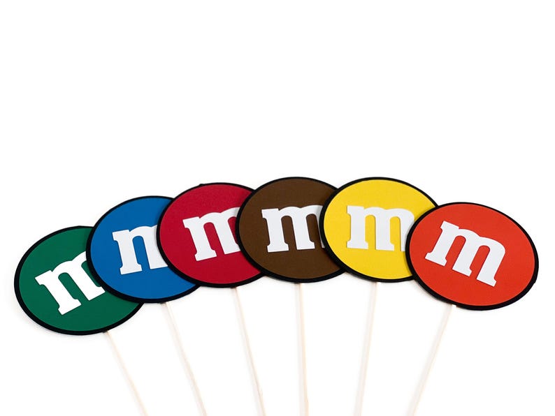 M&ms Party Decorations M and M Birthday Party Candy M Ms Centerpiece ...