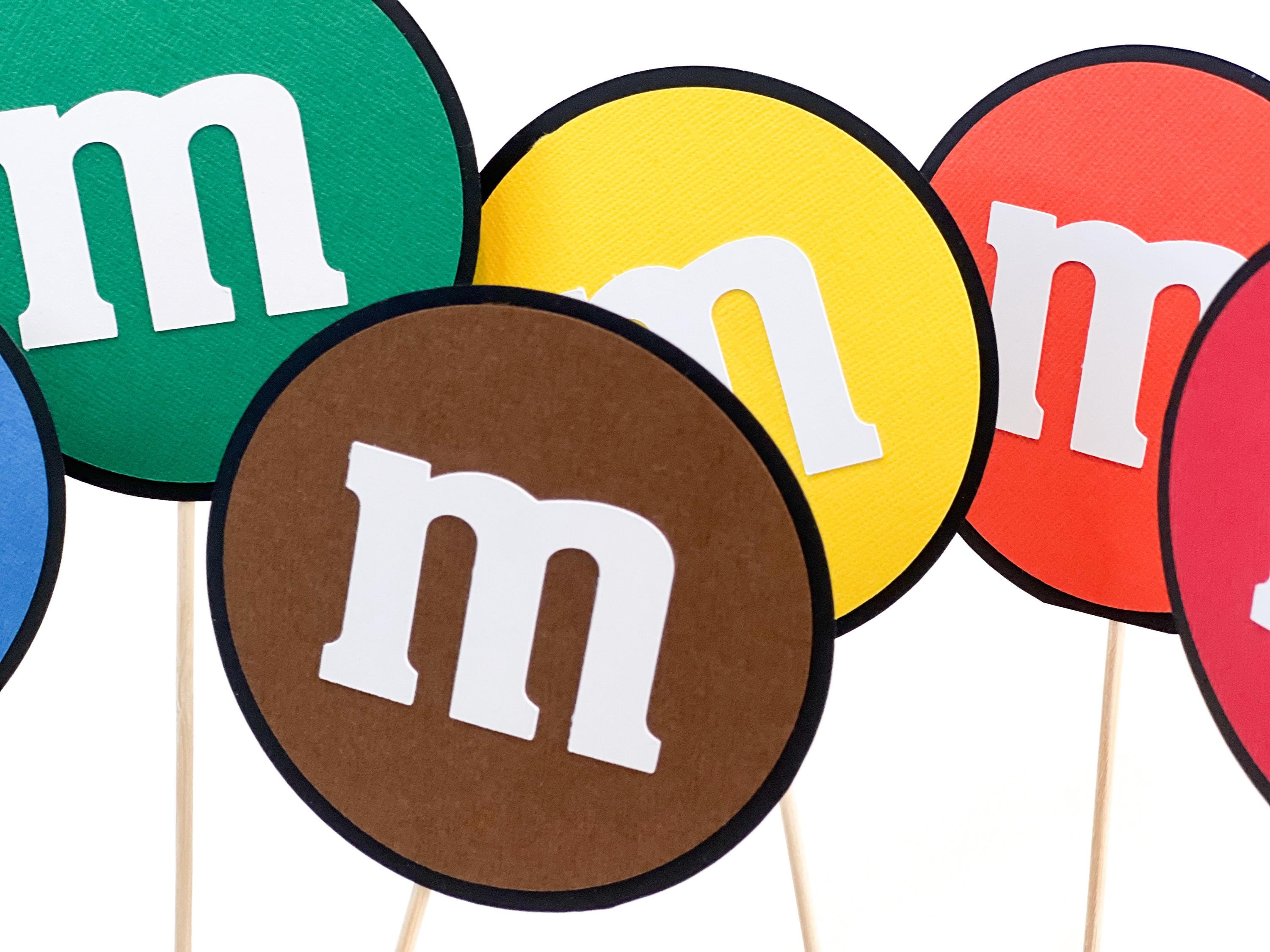 M&ms Party Decorations M and M Birthday Party Candy M Ms Centerpiece ...