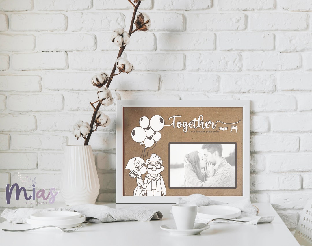 UP Inspired TOGETHER Personalized Photo Frame | up Movie Anniversary ...