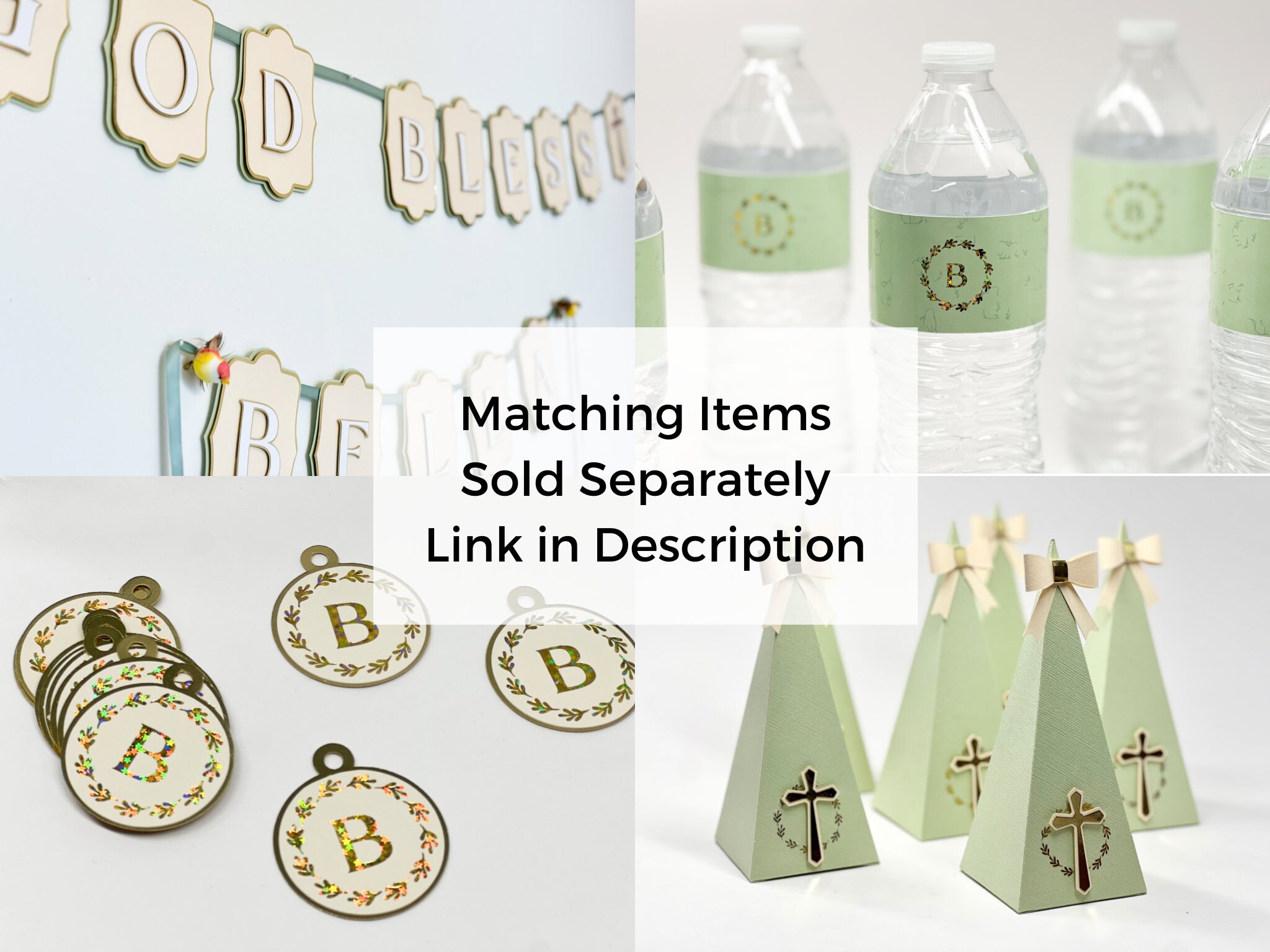 Baptism Favor Box for Guests Baptism Candy Box for Christening Party ...