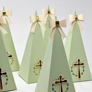 Baptism Favor Box for Guests Baptism Candy Box for Christening Party ...