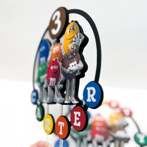 M&ms Party Decoration M and M Cake Topper Candy Theme Party Decor Mms ...