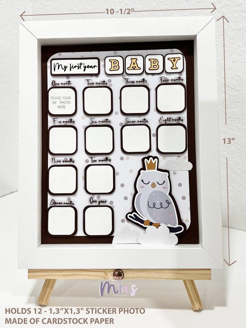 Baby First Picture Frame Newborn Baby Owl Baby Personalized Gift First ...