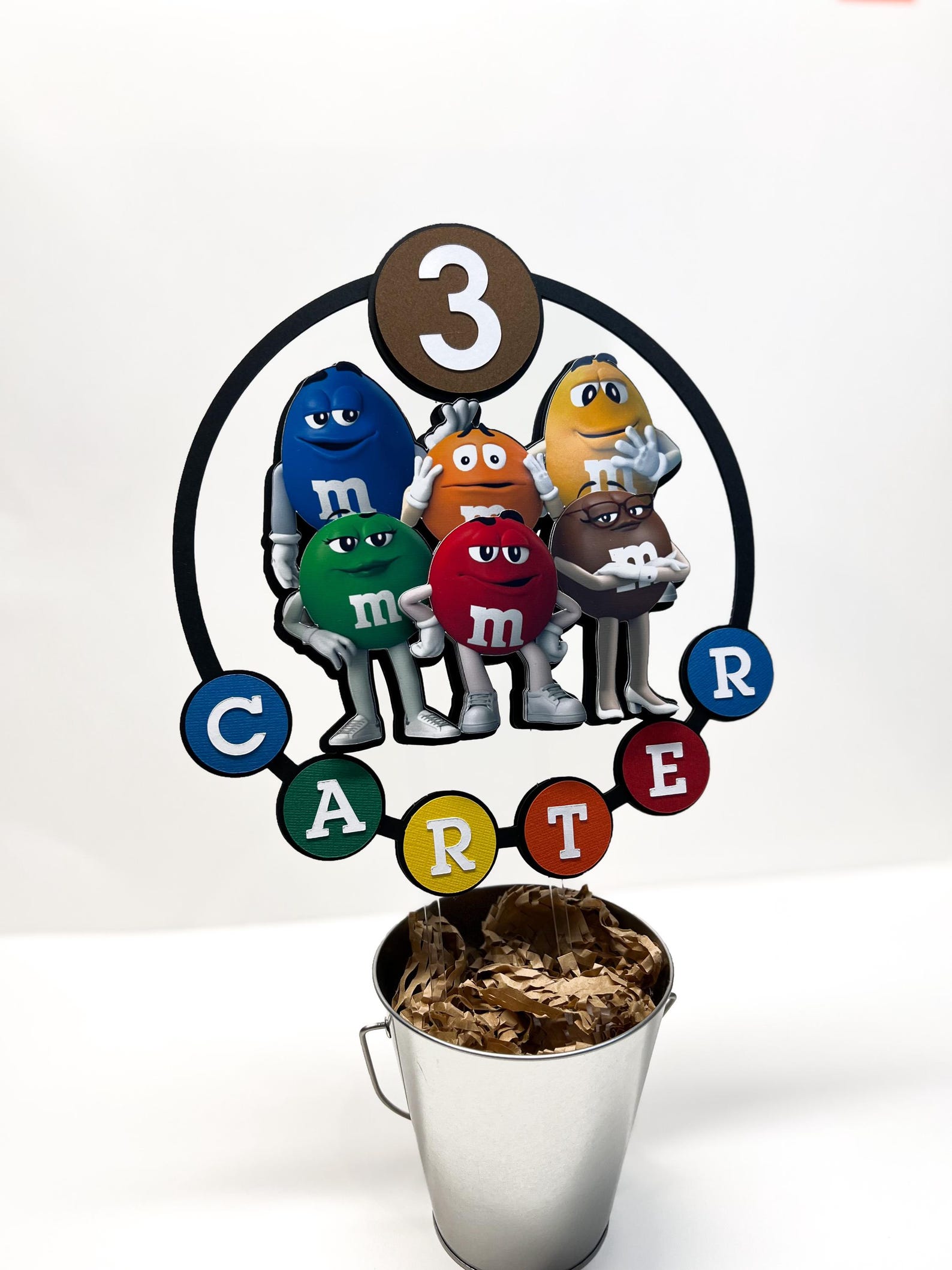 M&ms Party Decoration M and M Cake Topper Candy Theme Party Decor Mms ...