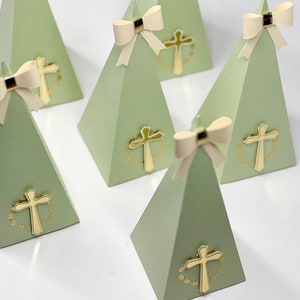 Baptism Favor Box for Guests Baptism Candy Box for Christening Party ...