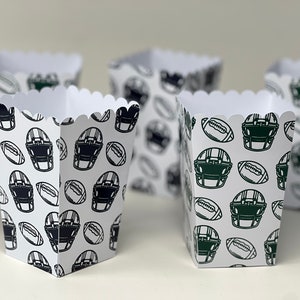 Football Popcorn Box for Party Favor Snack Mini Popcorn Cup Football ...