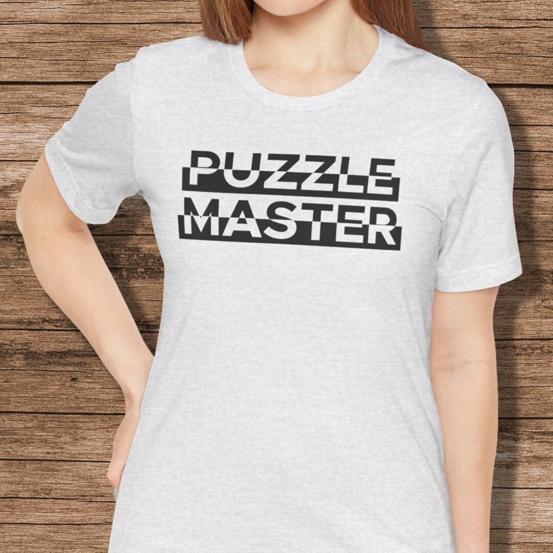 Puzzle Master Gift, Puzzle King, Jigsaw Puzzle Shirt, Puzzle T-shirt ...