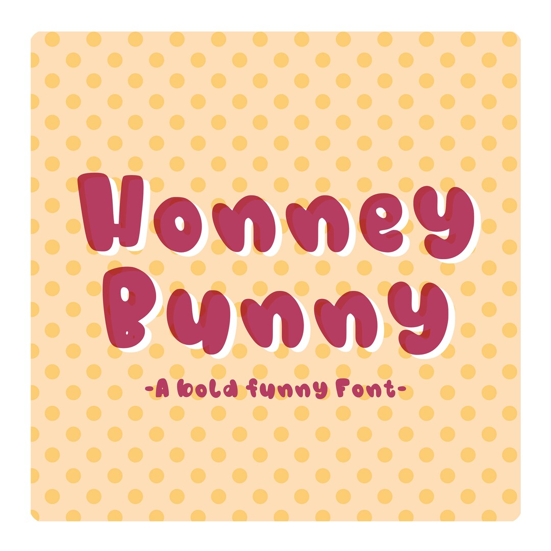 Handwritten Font Bold Funny Font Instant Download - Etsy