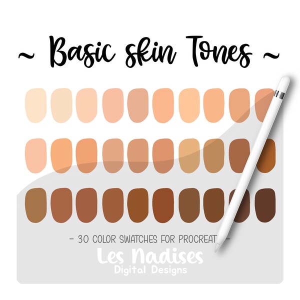 Skin Color Palette - Etsy