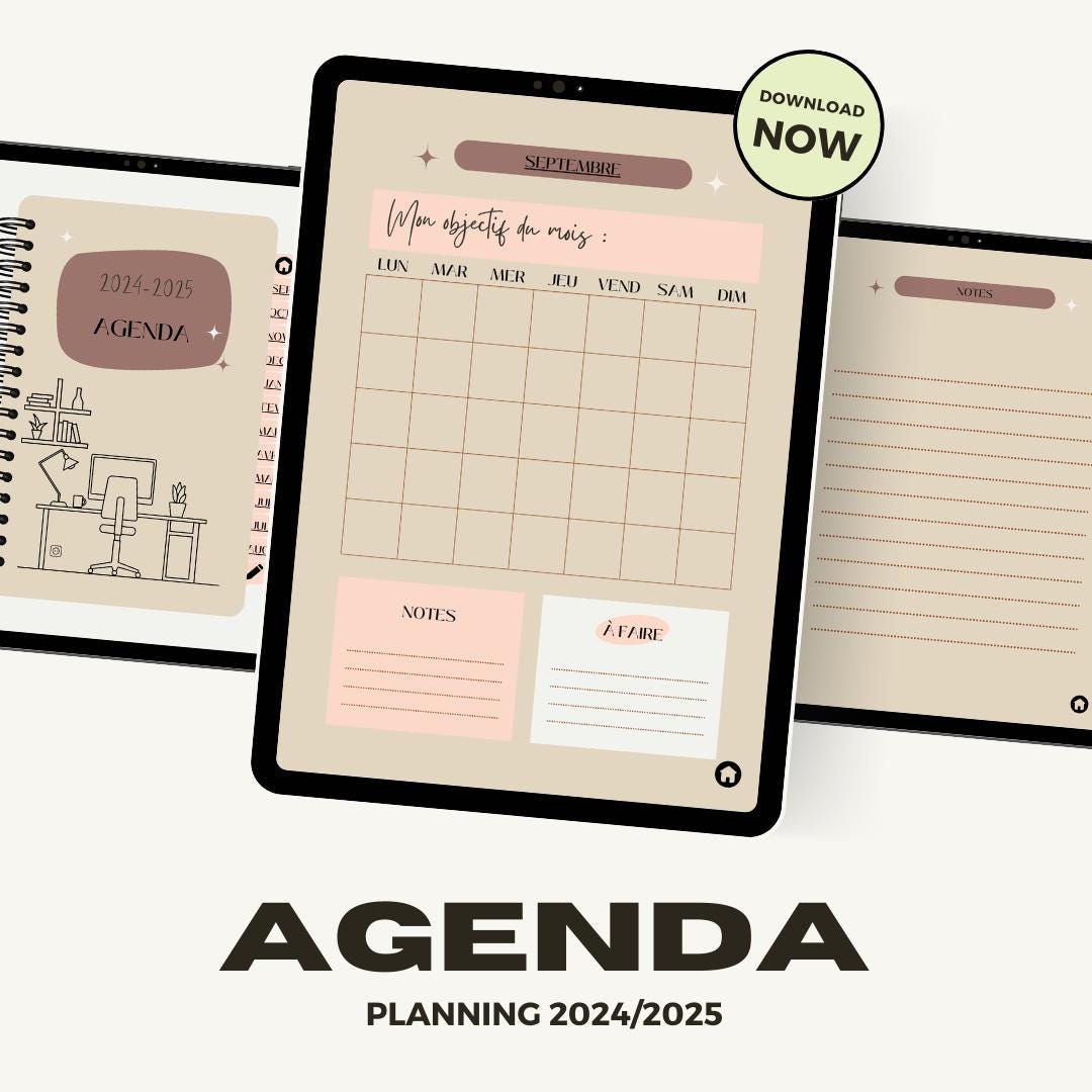 Digital Diary for the Year 2024/2025, Digital Planner for the New ...