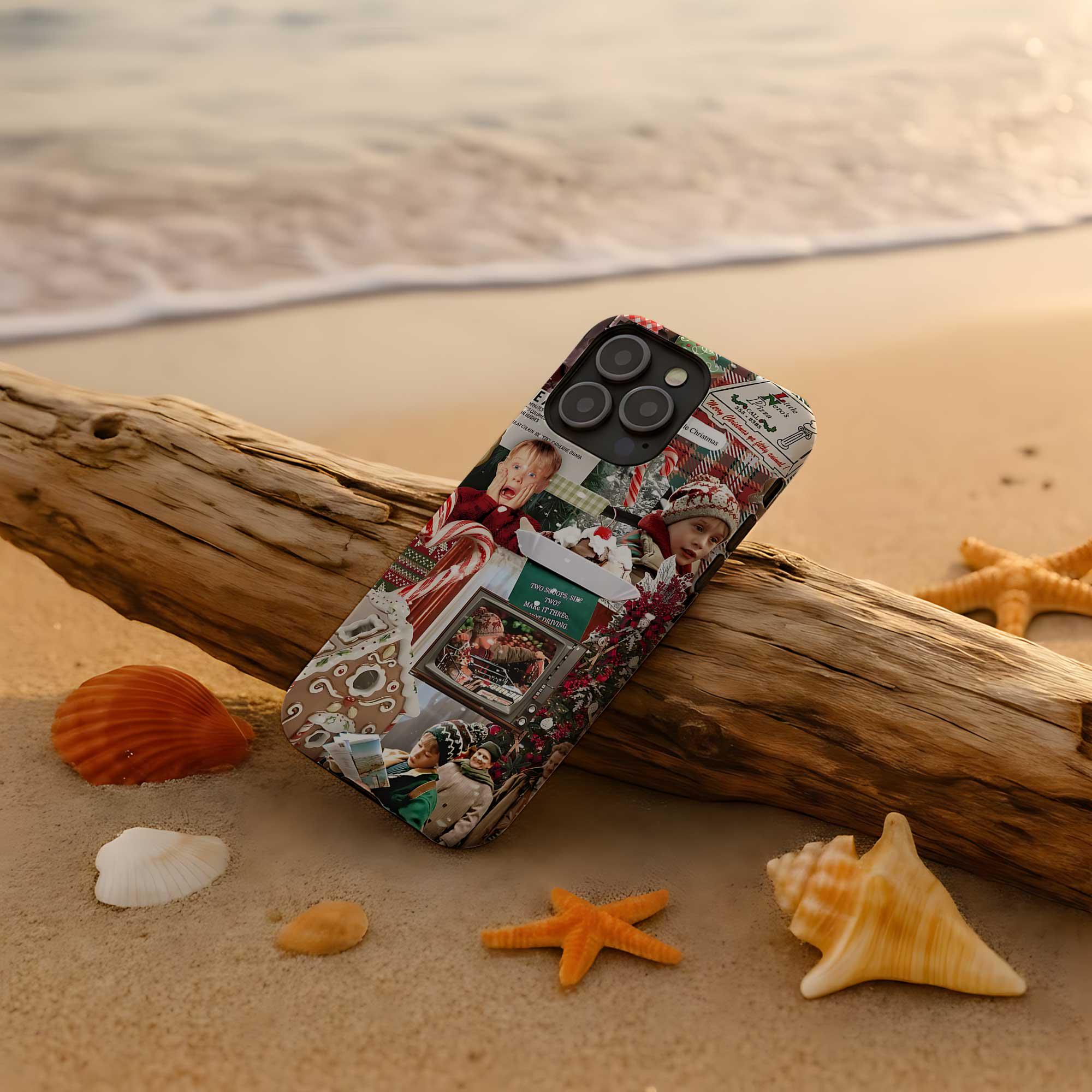 Christmas Movie Phone Case, 90s Movie Collage Phone Case - Social Media ...