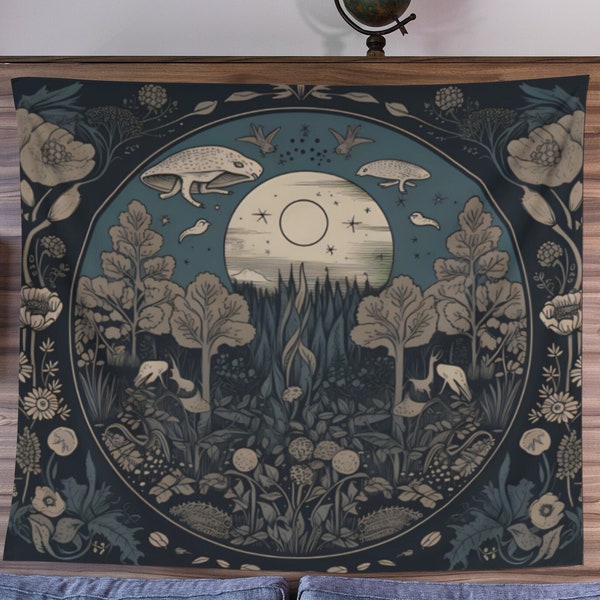 Forest Tapestry - Etsy
