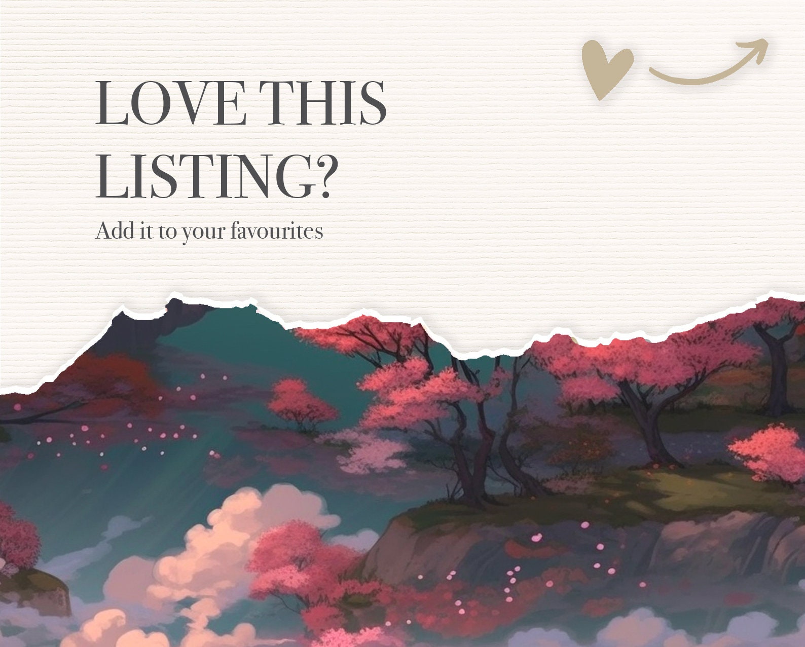 Studio Ghibli Style Cherry Blossom Landscape Seamless Pattern ...