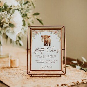 Baby Bottle Chug Game, Baby Shower Game, Baby Shower Activity, Baby ...