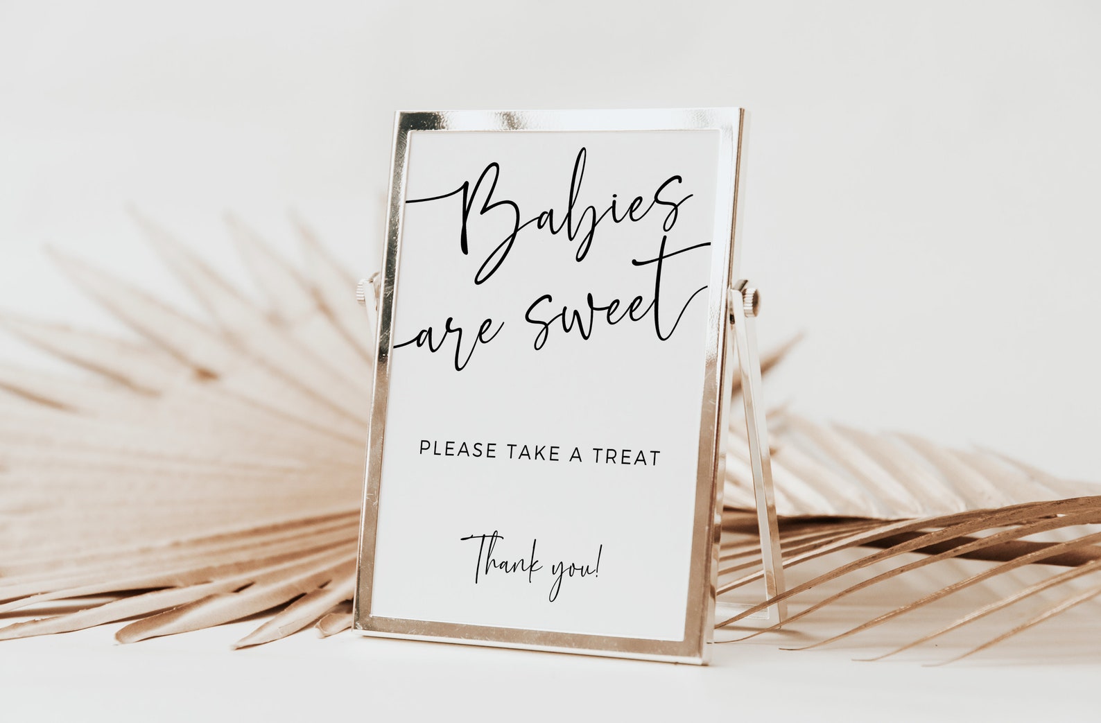 Babies Are Sweet Sign, Thank You Sign, Printable Favor Sign, Baby ...