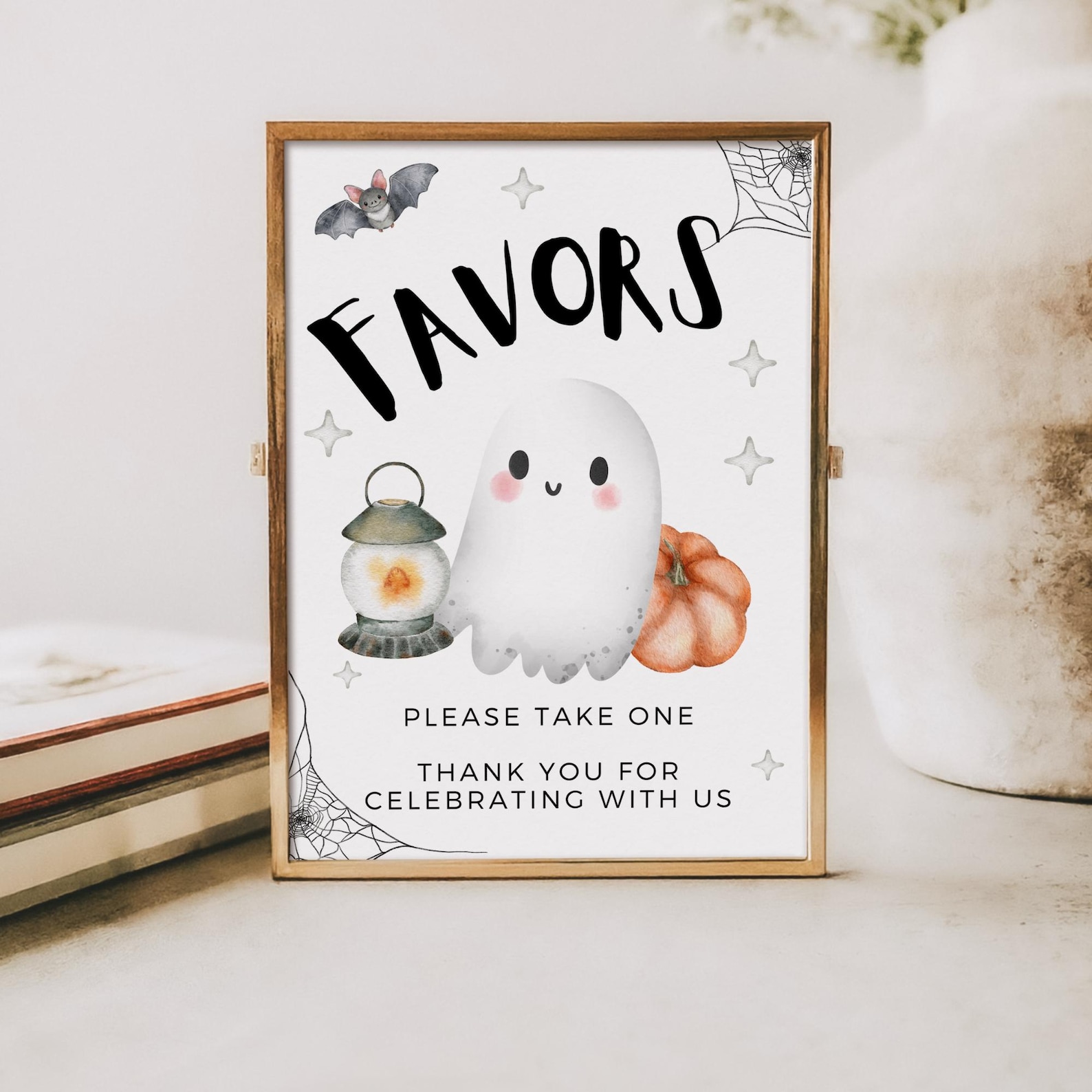 A Little Boo is Almost Due Baby Shower Favors Sign, Halloween Baby ...