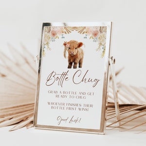 Baby Bottle Chug Game, Baby Shower Game, Baby Shower Activity, Baby ...