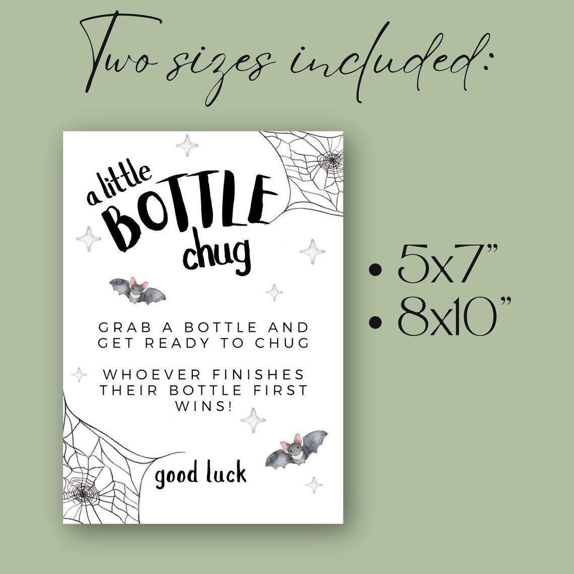 Baby Bottle Chug Game,baby Shower Game, Fall Baby Shower Activity ...