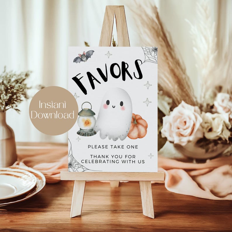 A Little Boo is Almost Due Baby Shower Favors Sign, Fall Baby Shower ...