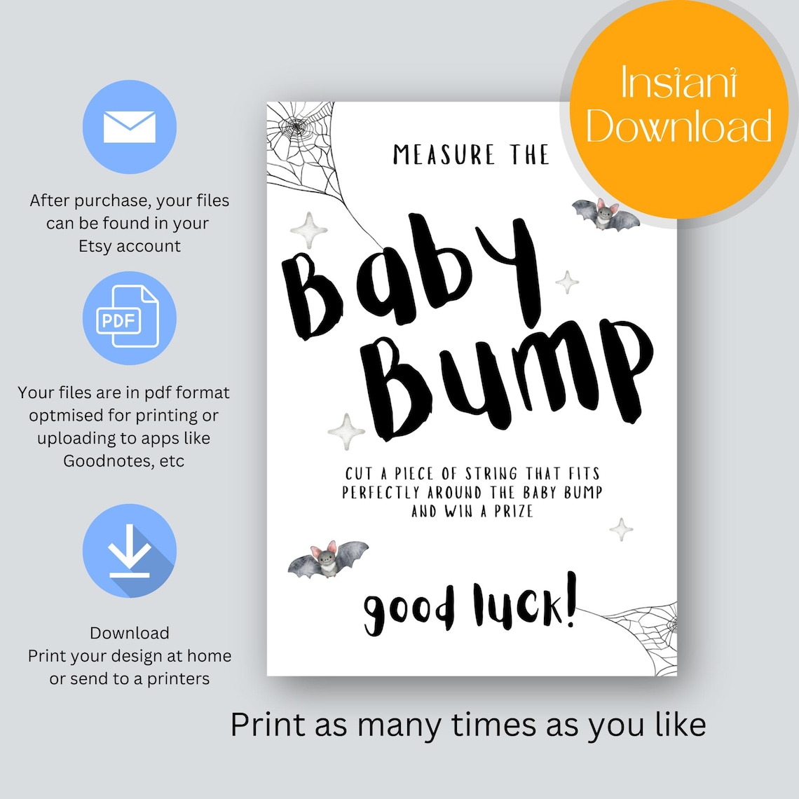 Halloween Baby Shower Game Bundle, A Little Boo is Due Baby Shower ...