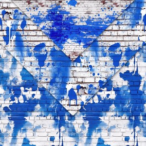 Royal Blue Graffiti Brick Digital Paper Seamless Texture Pattern Grunge ...