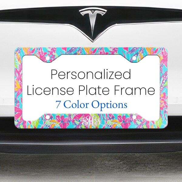 Metal Car Plate Frame - Etsy