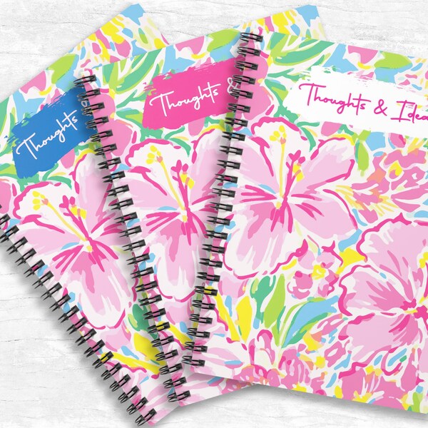 Preppy Notebook - Etsy