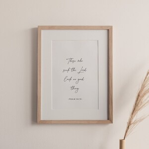 Psalm 34:10, Bible Verse Printable, Bible Verse Wall Art, Scripture ...