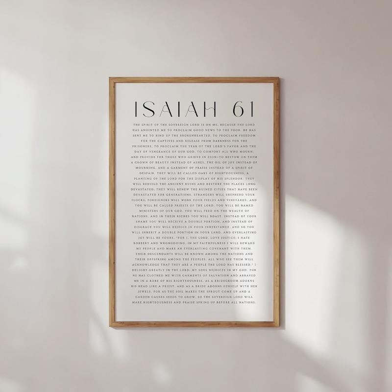 Isaiah 61 - Etsy