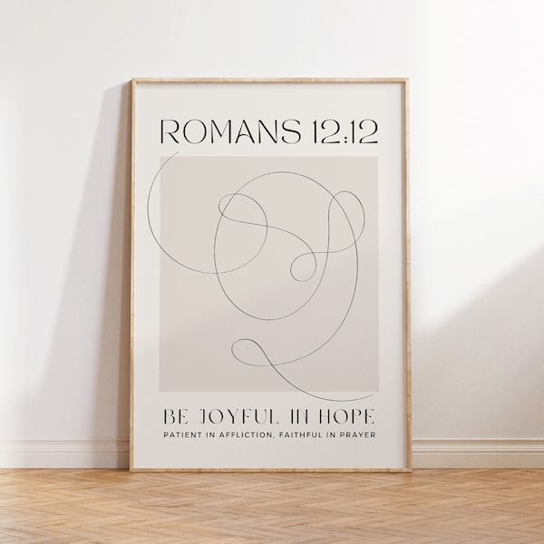 Romans 12 12 - Etsy