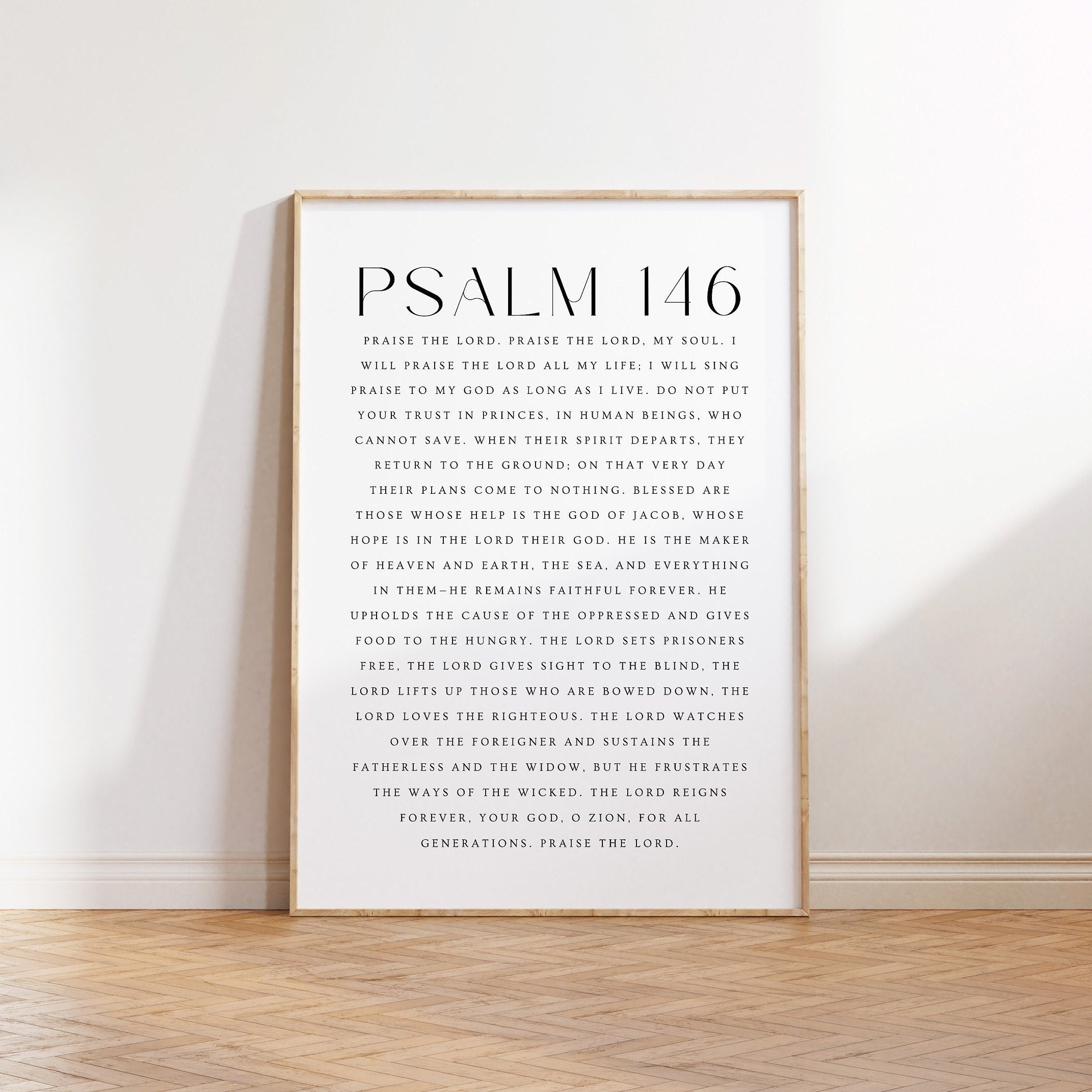 Psalm 146 Praise the Lord Bible Verse Printable Psalm - Etsy