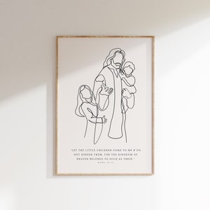 Mark 10:14, Let the Little Children Come to Me, Christian Nursery ...