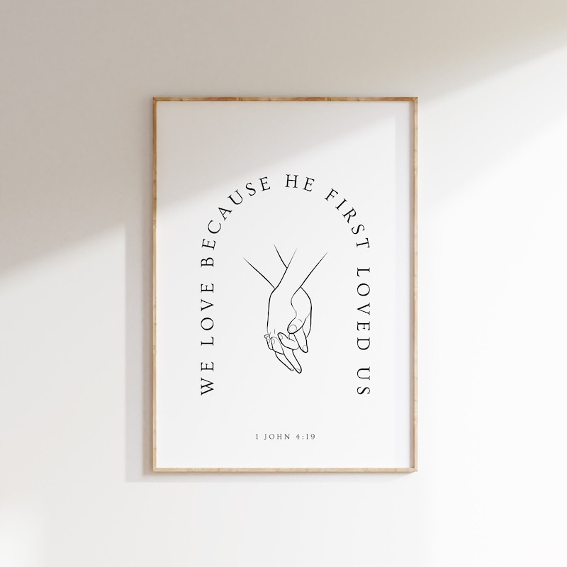 He First Loved Us - Etsy
