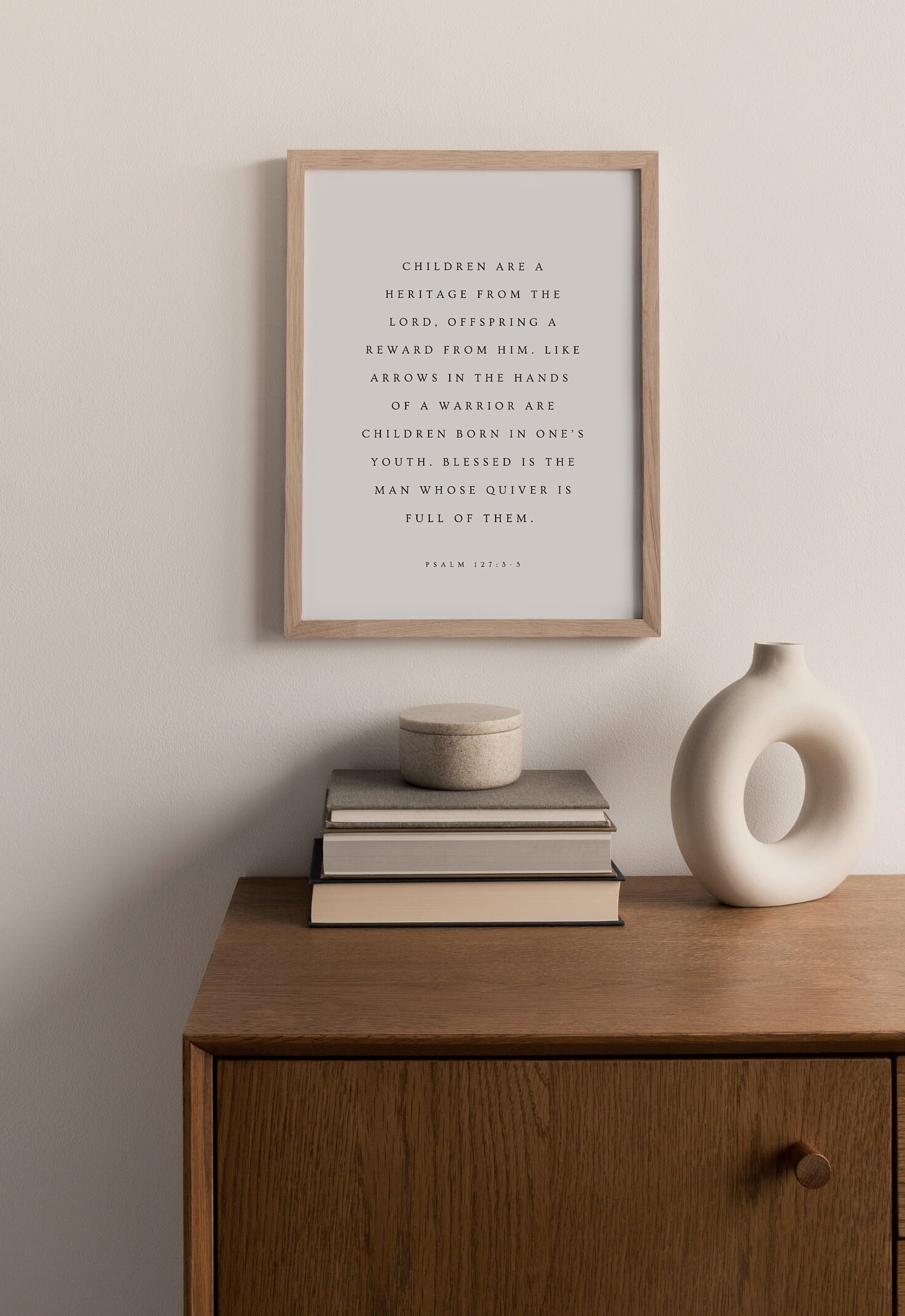 Psalm 127:3-5, Children Are a Heritage From the Lord, Nursery Bible ...