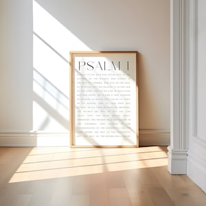 Psalm 1, Blessed is the Man Who Walks Not in the Counsel of the Wicked ...