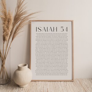 Isaiah 54, Sing Barren Woman, You Who Never Bore a Child, Modern ...