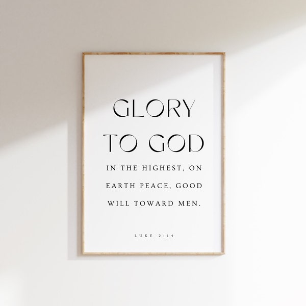 Glory of God Poster - Etsy