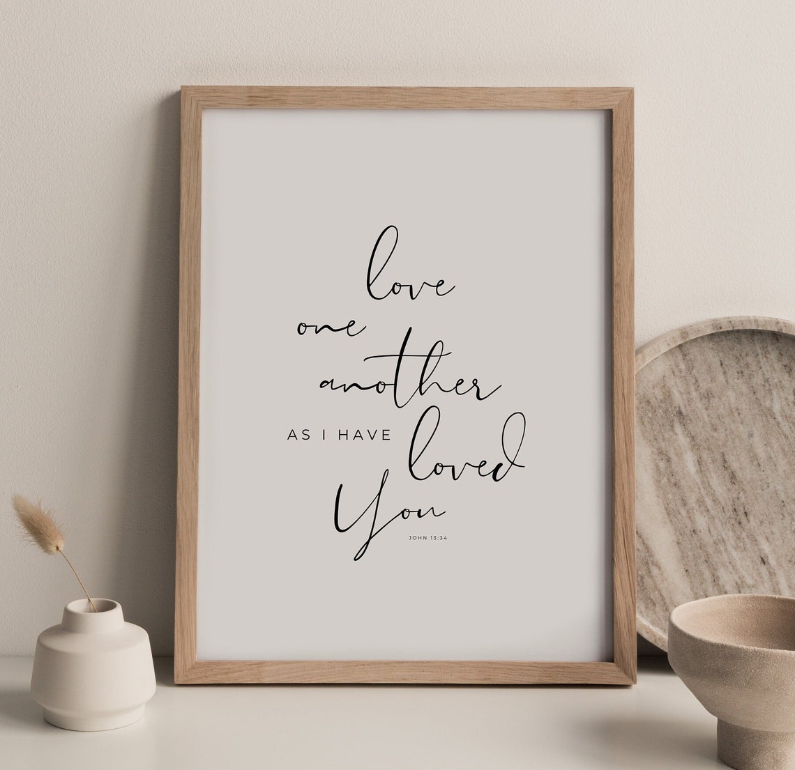 Love One Another as I Have Loved You, John 13:34, Bible Verse Printable ...
